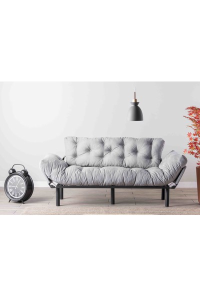 Pafu Nitta Üçlü Koltuk - Gri