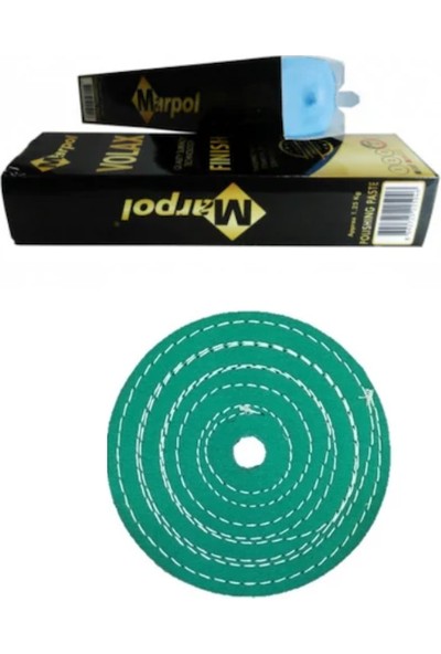 Marpol Volax Mavi Cila ve Keçesi Polisaj Metal Jant Parlatıcı