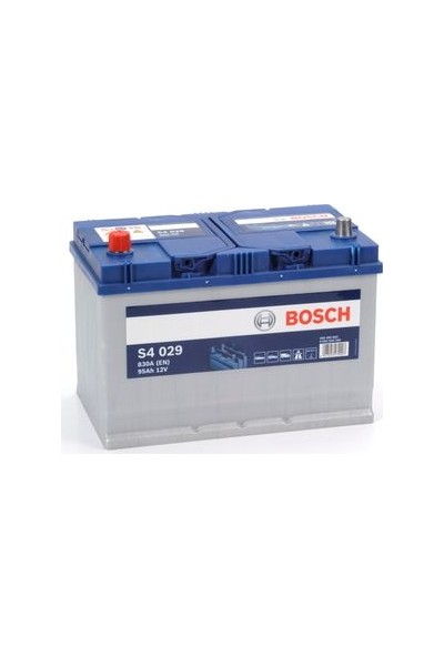 Bosch Akü 95 Ah (90 Ah Muadili) S4 029 Silver Seri Bosch Akü 95 Ah (90 Ah Muadili) S4 029 Silver Seri