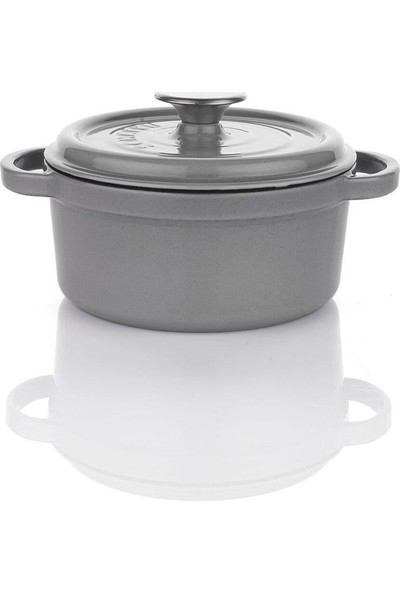 Schafer Guss Chef Demir Döküm 20 cm Derin Tencere Gri Schafer Guss Chef Demir Döküm 20 cm Derin Tencere Gri