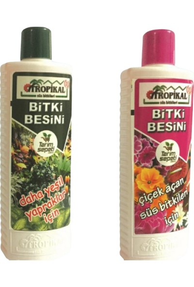 Tropikal 2'li Bitki Besin Seti Tropikal 2'li Bitki Besin Seti