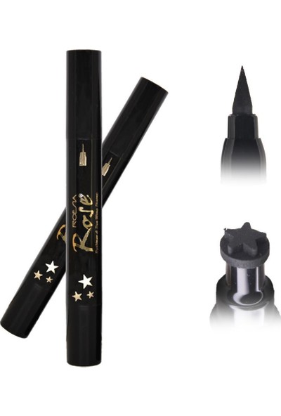 Çift Uçlu Yıldız Eyeliner Desenli Çift Uçlu Yıldız Eyeliner Desenli