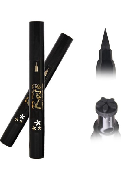 Çift Uçlu Çiçek Desenli Eyeliner Çift Uçlu Çiçek Desenli Eyeliner