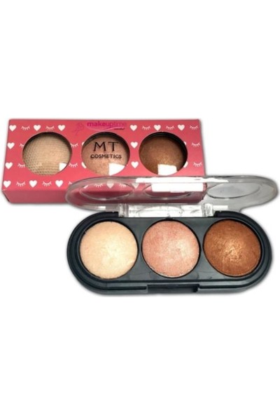 Makeup Time mt 3’lü Aydınlatıcı Terracotta Makeup Time mt 3’lü Aydınlatıcı Terracotta