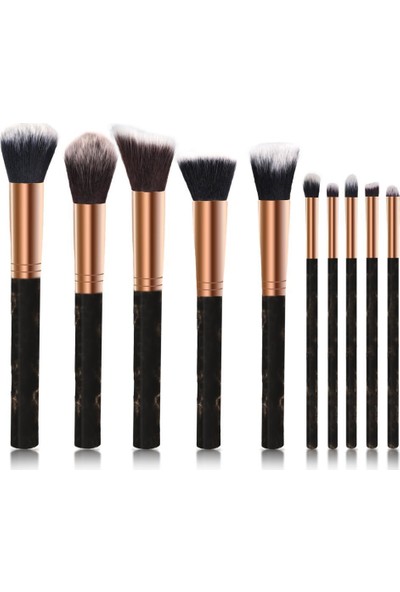 İzla Catrice 10 Lu Makyaj Fırça Seti Siyah Renk