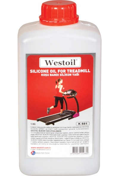 Westoil Silikon Yağı - Koşu Bandı Yağı 1 kg Westoil Silikon Yağı - Koşu Bandı Yağı 1 kg