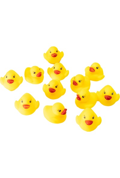 Novel Vinil Ördek 12'li Banyo Oyuncağı