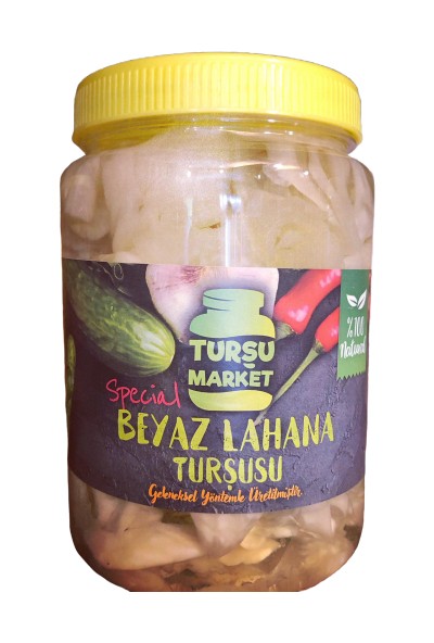 Turşu Market Hakiki Çubuk Turşusu 1 lt Beyaz Lahana Turşu Market Hakiki Çubuk Turşusu 1 lt Beyaz Lahana