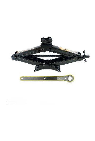 Meşem Makaslı Cırcır Kollu Araç Lastiği Makaslı Kriko 1.5 Ton