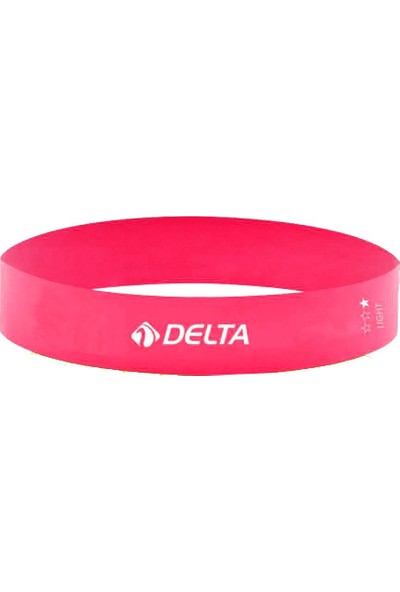 Delta Latex Hafif Sert Aerobik Pilates Direnç Egzersiz Bandı Squat Çalışma Lastiği