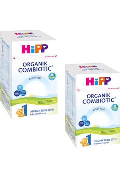 Hipp 1 Organik Combiotic Bebek Sütü 800 gr 2'li Hipp 1 Organik Combiotic Bebek Sütü 800 gr 2'li