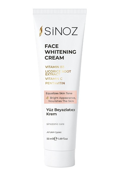 Sinoz Yüz Beyazlatıcı Krem 50 ml