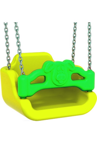 Extra Game Zincirli Korumalı Plastik Salıncak