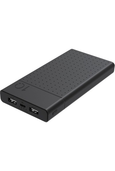 Dexim DCA0028-B TJX10 10.000 mAh Slim Powerbank Taşınabilir Şarj Aleti - Siyah