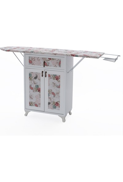 Mars Mobilya Rose Kırmızı Dolaplı Ütü Masası Mars Mobilya Rose Kırmızı Dolaplı Ütü Masası
