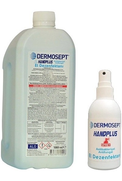 Dermosept Handplus El ve Cilt Dezenfektanı 1000 ml x 100 ml Dermosept Handplus El ve Cilt Dezenfektanı 1000 ml x 100 ml