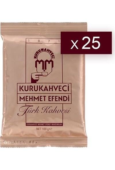 Mehmet Efendi Kahvesi 100 gr 25'li