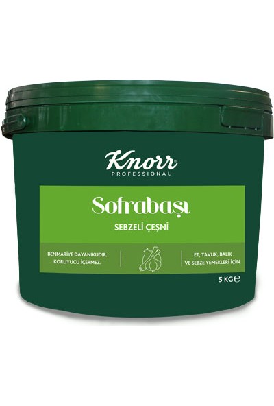 Knorr Sofrabaşı Sebzeli Çeşni 5 kg