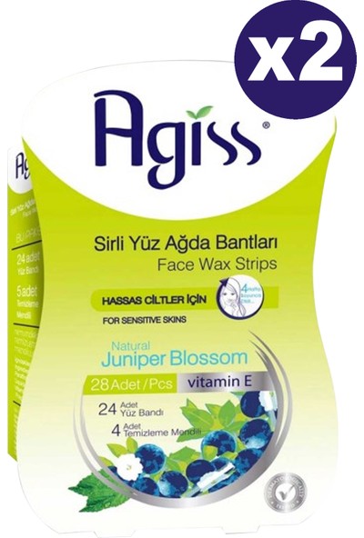 Agiss Yüz Ağda Bandı Hassas Ciltler 28 Lix2 Adet Agiss Yüz Ağda Bandı Hassas Ciltler 28 Lix2 Adet