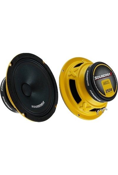 Soundmax SX-M6XL 16 cm 100 Rms Midrange Oto Ses Sistemleri Hoparlör Soundmax SX-M6XL 16 cm 100 Rms Midrange Oto Ses Sistemleri Hoparlör