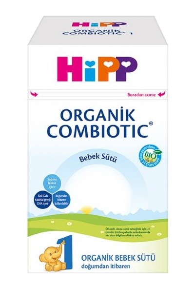 Hipp 1 Organik Combiotic Bebek Sütü 800 gr Hipp 1 Organik Combiotic Bebek Sütü 800 gr