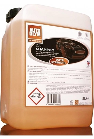 Autoglym Car Shampoo Super Strength 5 lt (Süper Güçlü Şampuan 5 lt.) Autoglym Car Shampoo Super Strength 5 lt (Süper Güçlü Şampuan 5 lt.)