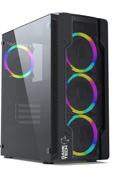 Gametech Colder Rainbow 4 x 120 mm Fan Oyuncu Bilgisayar Kasası Gametech Colder Rainbow 4 x 120 mm Fan Oyuncu Bilgisayar Kasası
