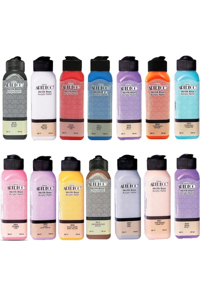 Artdeco Akrilik Boya 140 ml 14'lü