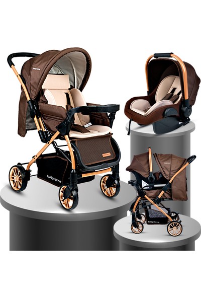 Baby Home BH-790 Gold Urbo Travel Sistem Bebek Arabası