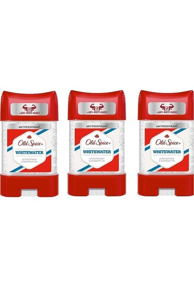 Old Spice Clear Jel 70 ml Whitewater 3 Adet Old Spice Clear Jel 70 ml Whitewater 3 Adet