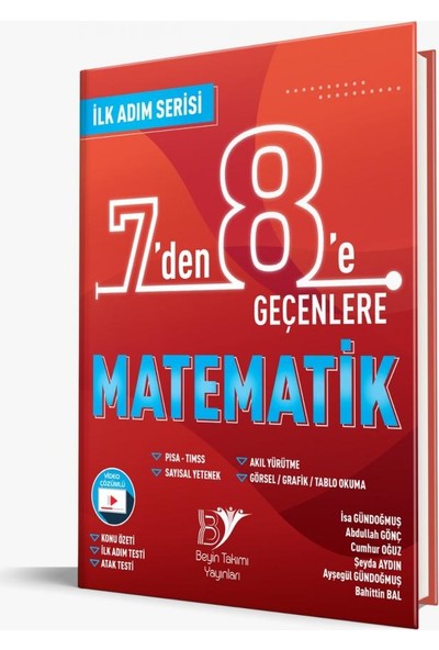 Beyin Takımı 7 den 8 e Geçenlere Matematik İlk Adım Serisi - Abdullah Günç