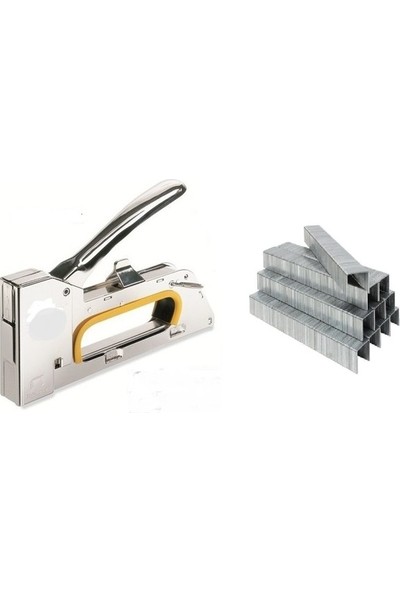 Makro Yapı Profesyonel Mekanik Zımba Tabancası 8 mm + Tel 5000'li