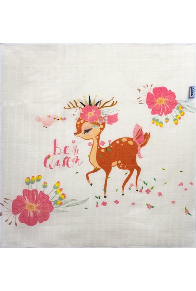 Sevi Bebe Çok Amaçlı Müslin Örtü 2'li - Ceylan 70 x 55 cm