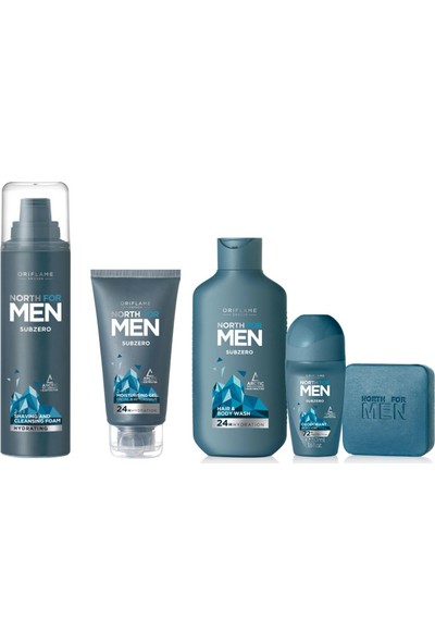 Oriflame North For Men Subzero Erkek Bakım Seti Oriflame North For Men Subzero Erkek Bakım Seti
