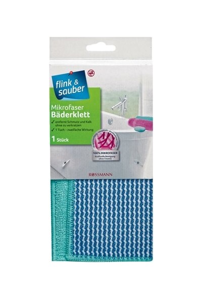 Flink & Sauber Banyo Temizlik Bezi Tekli Mikrofiber Flink & Sauber Banyo Temizlik Bezi Tekli Mikrofiber