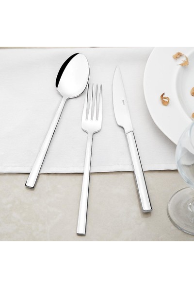 Nehir Dalyan Deri Çantalı 89 Parça Çatal Kaşık Bıçak Takımı Seti