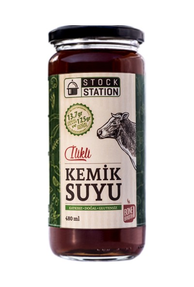 Stockstation Ilikli Kemik Suyu 4 x 480 ml Stockstation Ilikli Kemik Suyu 4 x 480 ml