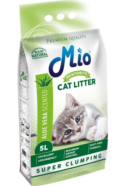 Mio Aloevera Kokulu 5lt Kalın Kedi Kumu Mio Aloevera Kokulu 5lt Kalın Kedi Kumu