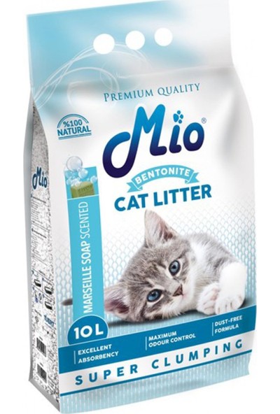 Mio Marseille Kokulu 10LT Kalın Kedi Kumu