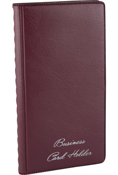 2K Biala 3 Sıralı 120 Kart Kapasiteli Kartvizitlik 12 x 21 cm Bordo