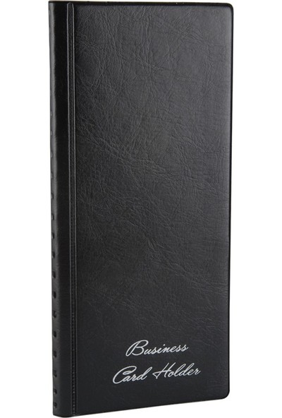 2K Biala 4 Sıralı 160 Kart Kapasiteli Kartvizitlik 12 x 26 cm Siyah