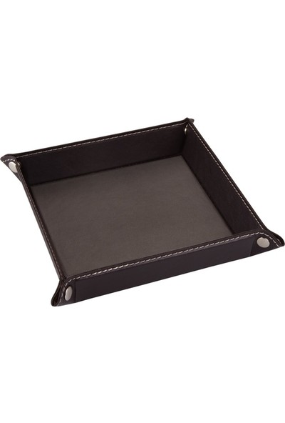 2K Suni Deri Masa Üstü Kare Sepet Diplomat 16,5 x 16,5 cm Kahve 2K Suni Deri Masa Üstü Kare Sepet Diplomat 16,5 x 16,5 cm Kahve