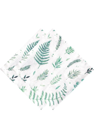 Mimiko Organik Müslin Omuz Örtüsü-Ağız Mendili 2'li Mimiko Organik Müslin Omuz Örtüsü-Ağız Mendili 2'li