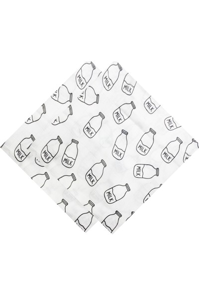 Mimiko Organik Müslin Omuz Örtüsü-Ağız Mendili 2'li Mimiko Organik Müslin Omuz Örtüsü-Ağız Mendili 2'li