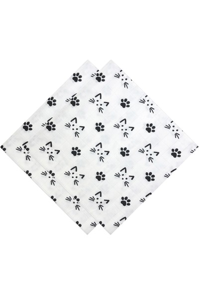 Mimiko Organik Müslin Omuz Örtüsü-Ağız Mendili 2'li Mimiko Organik Müslin Omuz Örtüsü-Ağız Mendili 2'li