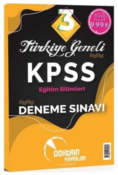 Doktrin Kpss Eğitim Bilimleri Türkiye Geneli 3 Deneme Sınavı Doktrin Kpss Eğitim Bilimleri Türkiye Geneli 3 Deneme Sınavı
