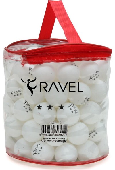Ravel 100'lü Çantalı Masa Tenisi Topu (Pinpon Topu)