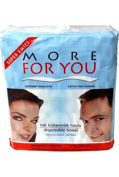 More For You Tek Kullanımlık Havlu 40 x 80 cm 100 Adet