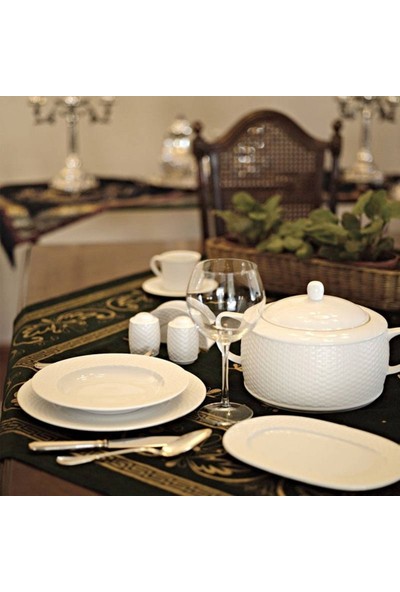 Kütahya Porselen Polo 83 Parça Yemek Takımı Seti