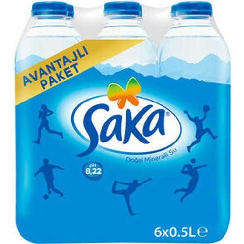 Saka Su 6 x 500 ml Fiyatı, Taksit Seçenekleri ile Satın Al
